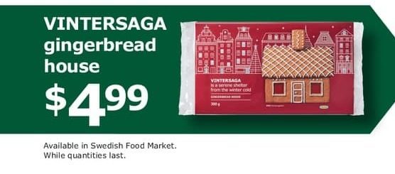 IKEA: Vintersaga Gingerbread House - RedFlagDeals.com